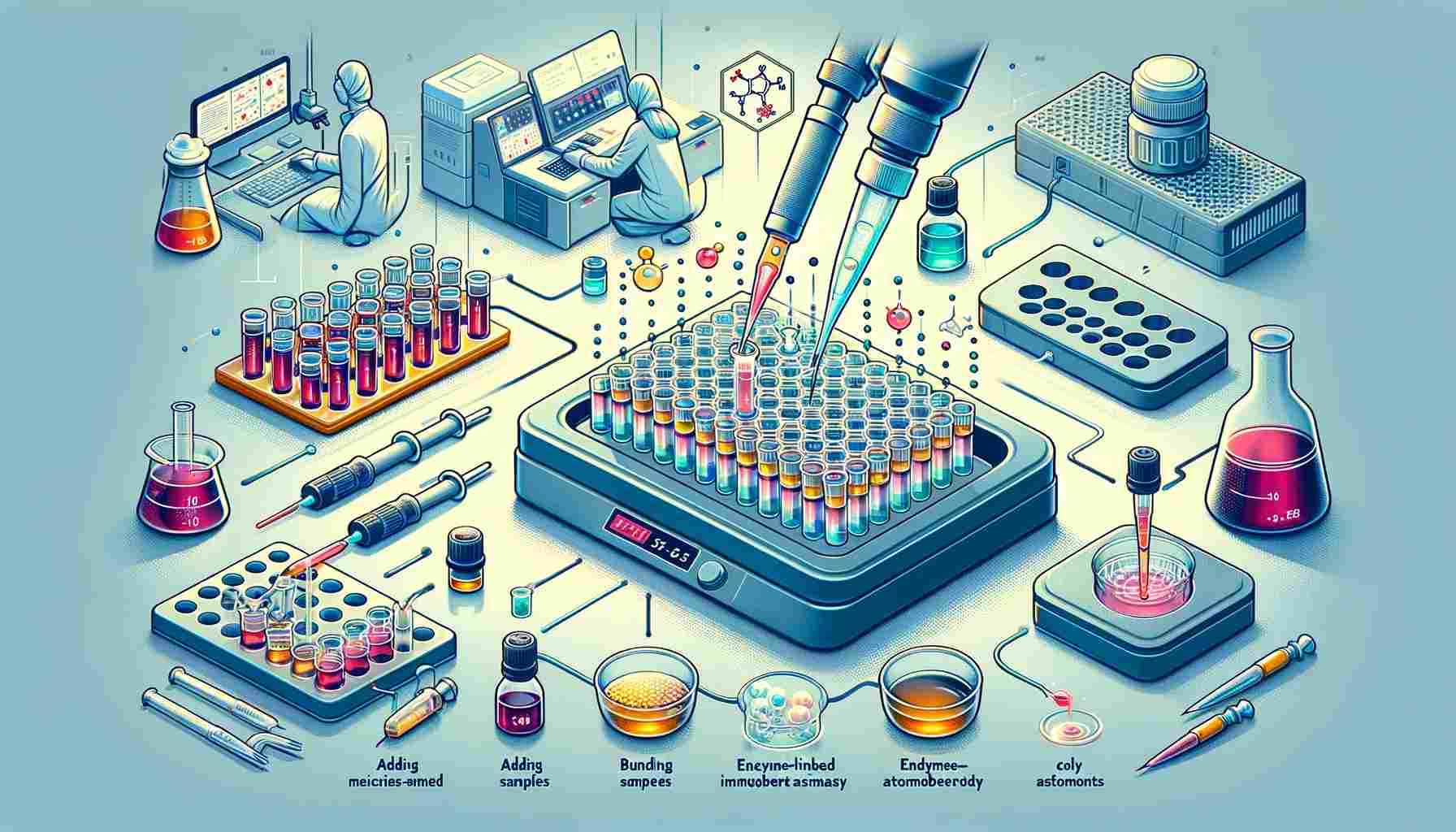 How does the ELISA technique work